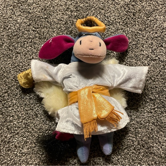 Disney | Toys | Disney Store Choir Angel Eeyore 9 Bean Bag Plush Winnie ...
